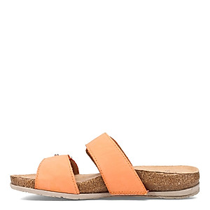 Earth Origins Women’s Orra Leather Sandal for Casual, Everyday - Morel - 7.5 Wide