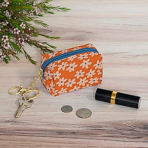 Studio Oh! Forget Me Not Key Chain Pouch Coin Purse, 3.5 in x 2 in x 2 in