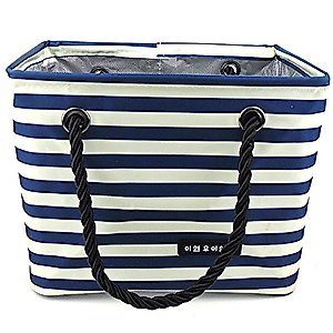 TINTON LIFE® Folding Quick Dry Shower Caddy Tote Bag with Mesh Bottom Waterproof Oxford Bath Organizer Perfect for Dorm, Gym, Camping, Beach, Spa