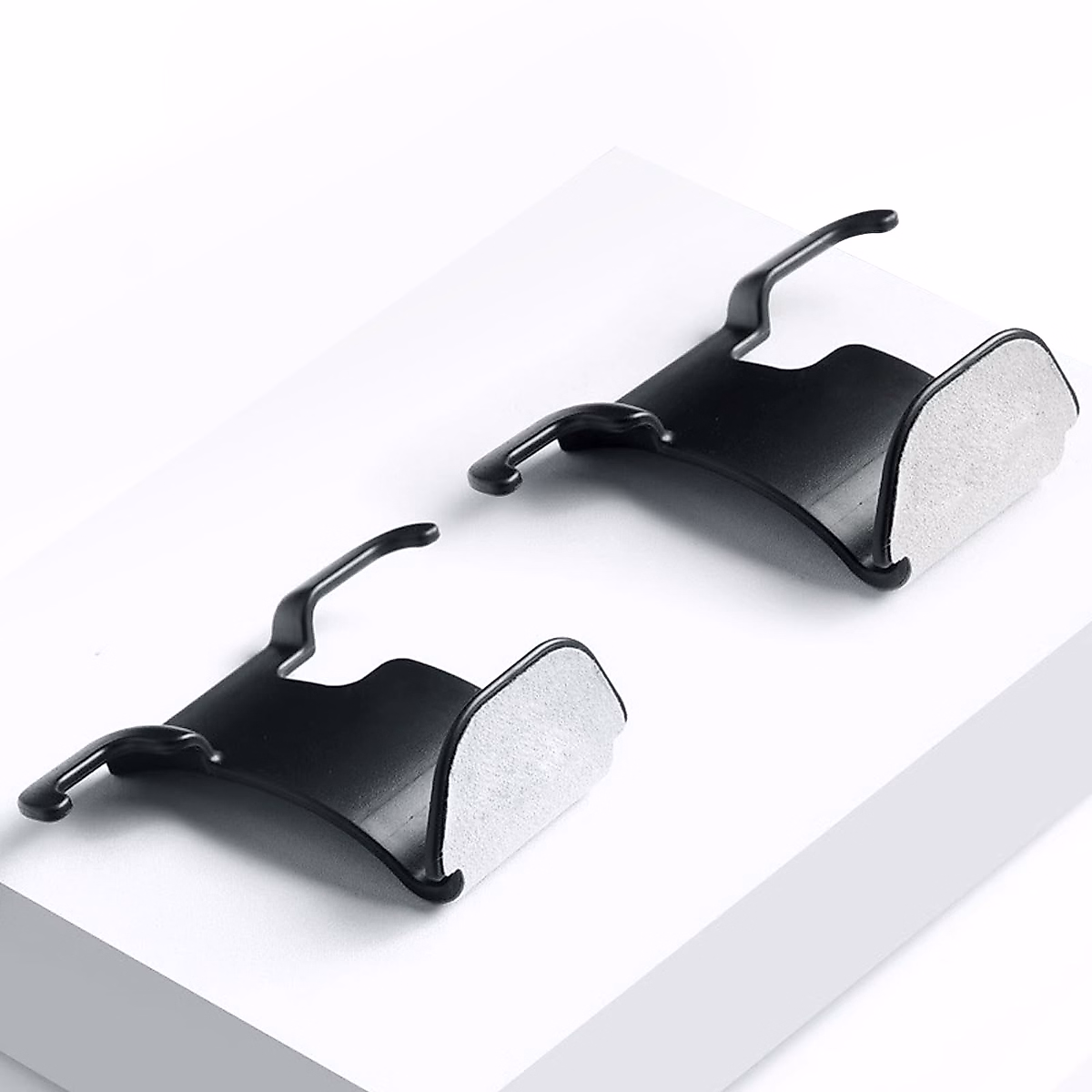 Alfanxi Car Front Seat Hook Organizer Alcantara Material Hanger Compatible with Tesla Model Y/3 All Models(Grey)