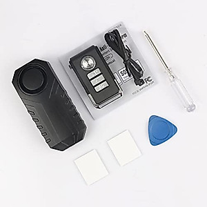 SINGARO 113dB Bike Alarm, Wireless Waterproof Bike Alarm with Remote Control, Anti-Theft Bicycle and Motorcycle Alarm, Car Exterior Accessories