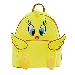 Loungefly Looney Tunes Tweety Plush Womens Double Strap Shoulder Bag Purse