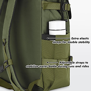 qozabualy Top Flap Design Backpack, XL Outdoor Travel Daypack/Vintage Backpack for Men Women - Younger Quick Pack