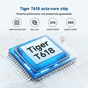 ALLDOCUBE iPlay50 Android 13 Tablet 10.4" Widevine L1 14GB(6+8) RAM 128GB ROM 512GB Expandable 2000×1200 IPS Unisoc T618 8-core CPU 4G LTE Dual SIM 6000mAh GPS 5MP/8MP