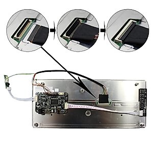 VSDISPLAY HD MI Audio LCD Controller Board VS-N5 V3 Work for 12.3 Inch 1920x720 HSD123KPW1-A30 HSD123KPW2-D10 LVDS Interface LCD Screen