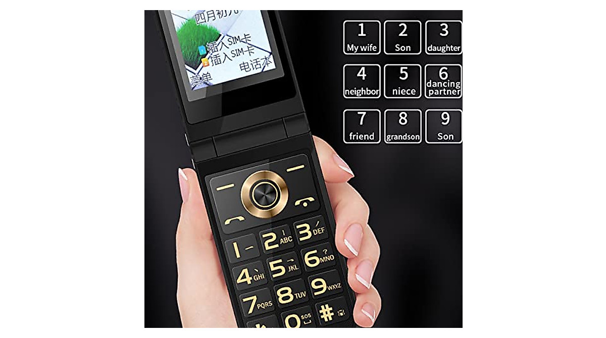 Big Button Senior Flip Phone - Unlocked & Durable
