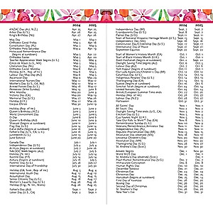 2024-25 Watercolor Garden 2-Year Pocket Planner (24-Month Calendar)