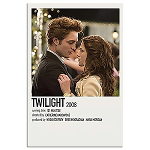 Twilight Poster,Canvas Wall Art For Living Room Decor Aesthetic Vintage Posters & Prints Girls Bedroom Large College Dorm Fall Kitchen Decorations Growth Mindset Classroom Unframed 12x18 inches