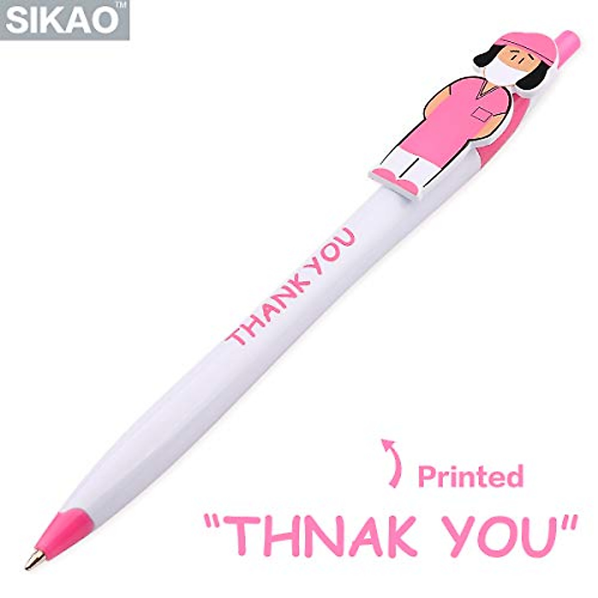 Sikao 36 Pack Thank You Nurse Pens Nursing Pens for Nurses, Nurse Week Gifts Nurse Appreciation Gifts for Medical Assistants Hospital Staff, NICU Gifts CNA Accessories for Work, Doctor Day Gifts Bulk