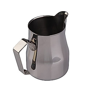 gravy boat set 350/550ml Thick Stainless Steel Espresso Latte Art Milk Frothing Pitcher Steaming Jug Foam Container gravy boat with lid (Size : 600ml)