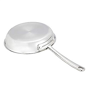 AmazonCommercial Tri-Ply Stainless Steel Fry Pan, 8 Inch