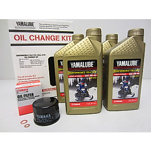 Yamaha LUB-SMBCG-KT-05 Snwmbl 2&3Cyl Fs Oil Chg/ 4Ct; LUBSMBCGKT05 Made by Yamaha