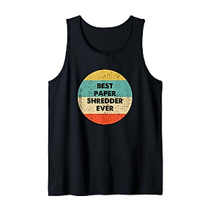 Paper Shredder Tank Top