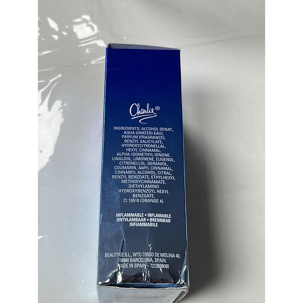 Revlon Charlie Blue Eau Fraiche Spray for Women, 3.3 oz