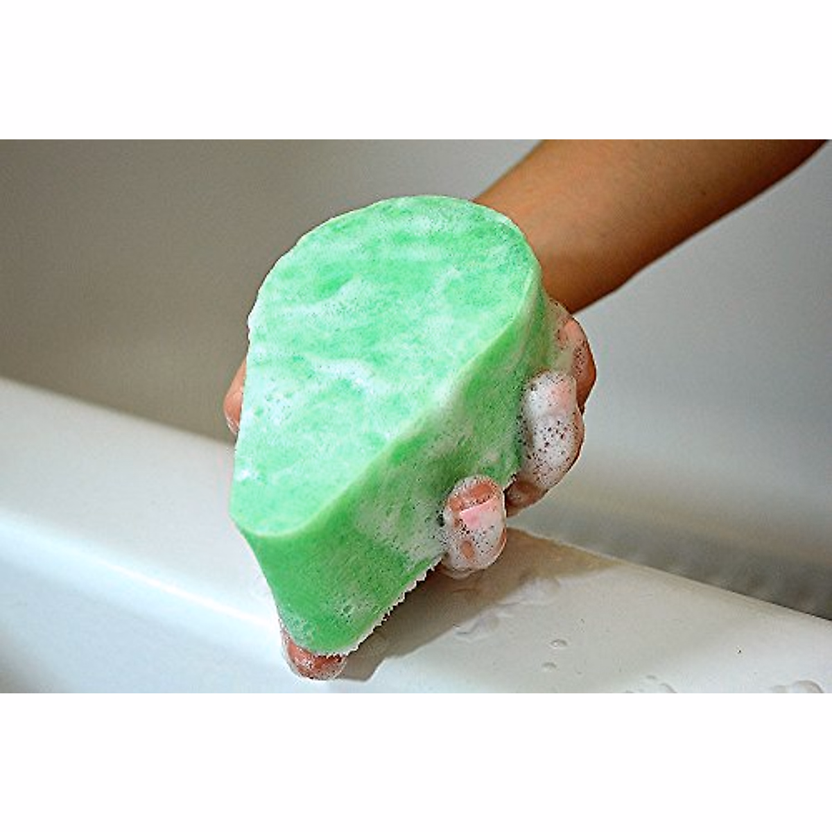 Spongeables Anti Cellulite Body Wash in a 20+ Wash Sponge, Fresh Aloe, 1 Count