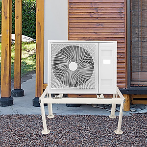 WeCooper Mini Split Ground Stand,Heavy-Duty Condenser Stand for9000-36000BTU,Mini Split AC Bracket for Ductless Air Conditioners Heat Pump System