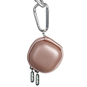 Adada Hard Travel Case for Samsung Galaxy Buds Live/Samsung Galaxy Buds Pro/Samsung Galaxy Buds 2 True Wireless Earbuds (Rose Gold)