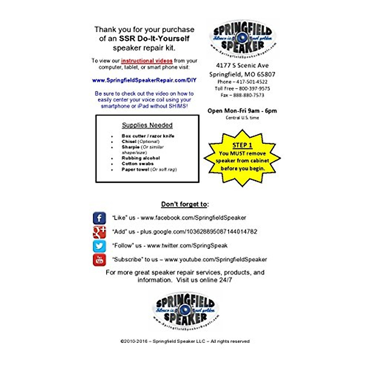 Marantz 8" Speaker Foam Surround Edge Repair Kit - 2 Speaker Kit - Compatible with Marantz 4B, 308A, 122084, DR-80, DR80, HD-440, HD440, HD-55, HD55, HD-550, HD550, IMPERIAL 4, L-35, L35, Many More