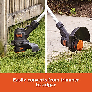 BLACK+DECKER 20V MAX* POWERCONNECT 10 in. 2in1 Cordless String Trimmer/Edger + Sweeper Combo Kit (LCC222)