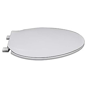 Plumbing Technologies, LLC 2F1E0-00 Toilet Seat, Elongated, White