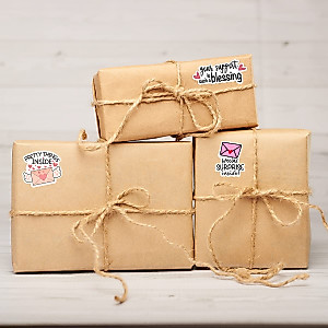 Wailozco Cute Pretty Things Inside Business Stickers,Funny Mail Sticker for Small Business,Happy Mail Stickers for Business Packages/Handmade Goods/Bags 240 PCS