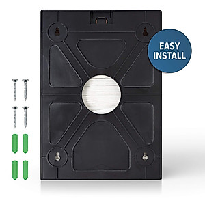 Paper Towels Dispenser Wall Mount - for Office Bathroom Kitchen & Restaurant Disposable Hand Towels Wall Hanging, Holds 500 Multi fold Paper by Scuddles, White