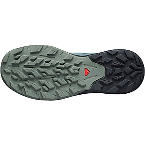 Salomon Women's OUTPULSE Hiking Shoes for Women, Stormy Weather/Black/Wrought Iron, 8