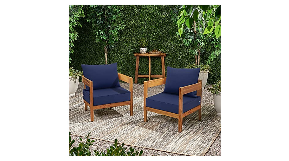 Favoyard Waterproof Outdoor Cushion Set - 24" x 24"