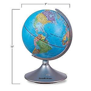 Globe for Kids Learning - Globes of The World with Stand - World Globe, Constellation Globe & Night Light Kids Globe Stem Toy - Perfect Interactive Globe by Brookstone