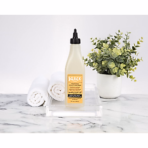 SAUCE BEAUTY Clarifying Scalp Treatment (8 Fl Oz ) Sparkling Apple Cider Scalp & Hair Cleanser, Buildup remover with Apple Cider Vinegar & Tea Tree Oil for Dry, Itchy Scalp, All Hair Types