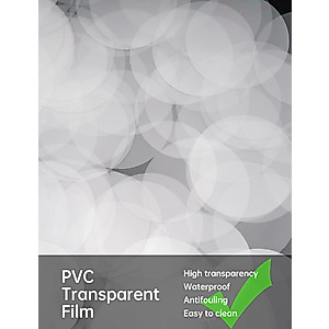 NiArt Blank Button Making Supplies 100pcs 75mm/3in Round Badge Button Parts, Metal Pin Badge Kit for Button Maker Machine with Clear Film