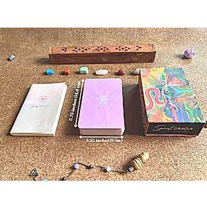 Earth Moon Magick Cosmic Uterus Daily Affirmation Oracle Deck, 62 Cards, Premium Quality Paper, Made by Visionary Artist