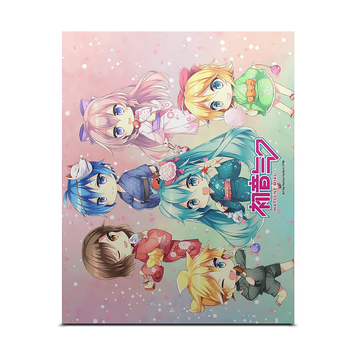 Head Case Designs Officially Licensed Hatsune Miku Characters Graphics Matte Vinyl Sticker Gaming Skin Decal Cover Compatible With Xbox One X Console and Controller Bundle