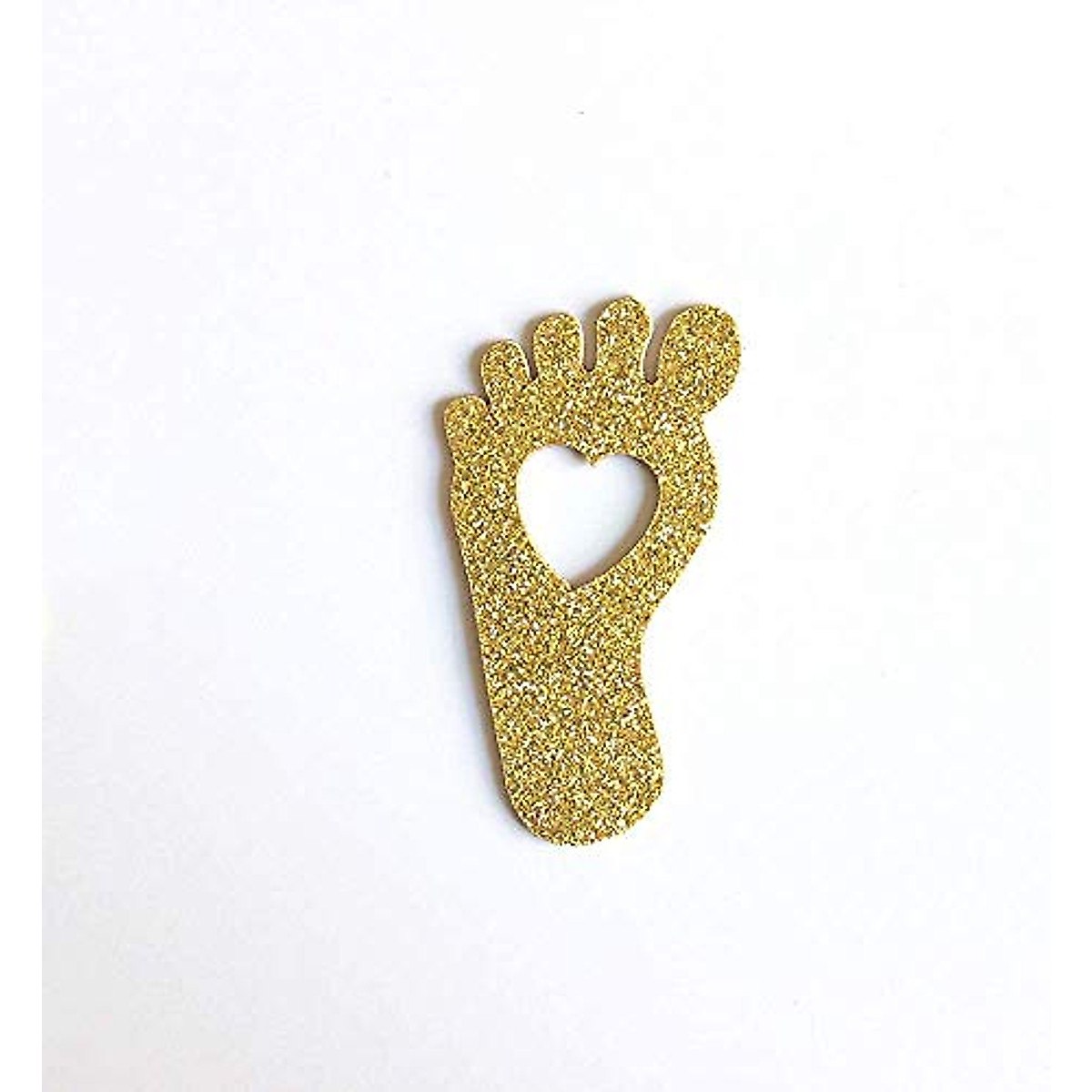 Footprint Baby Shower Confetti for Gender Reveal Party Table Decorations,Baby Gender Party Favor Candy Box/Bag DIY Decor Supplies 250CT