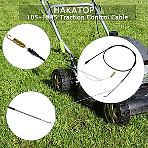 HAKATOP 2p 105-1845 Replacement Traction Cable for Toro 22" Recycler Front Drive 105-1845 Lawn Mower Drive Cable