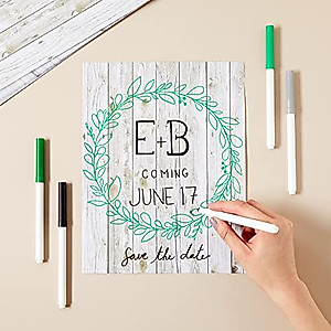 96 Sheets Rustic Wood Grain Stationery, Letter Writing Paper for Scrapbooking, Invitations, Crafts (8.5 x 11 In)