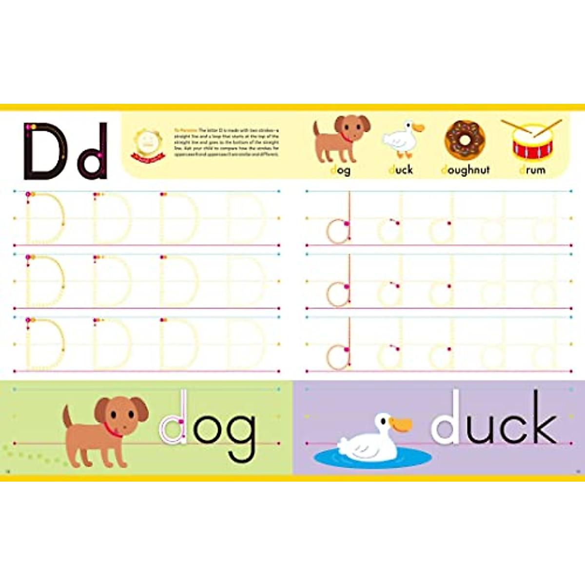 Play Smart Handwriting Workbook Ages 3-5: Handwriting Practice: Preschool Activity Book With Stickers