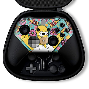 Simppson X-box Elite Controller Series 2 Limited Edition by DreamController. Custom Elite Series 2 Controller for X-box One/Series X/S. Made with Advanced Hydro-Dip Paint Technology (Not Just a Skin)