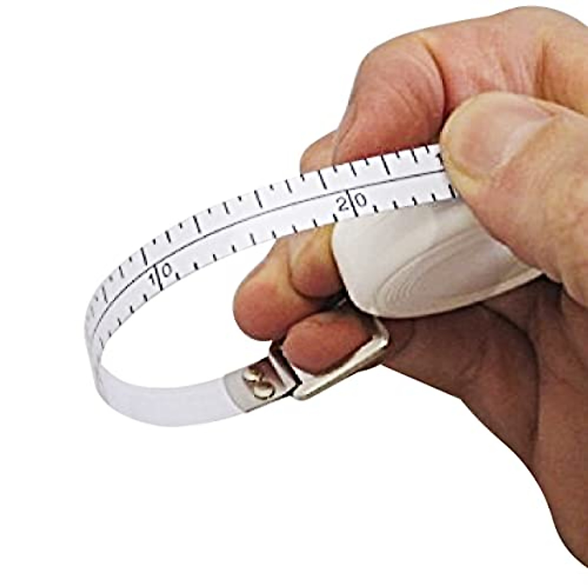 Meterex Diaflex Diameter Tape Measure with Flexible Steel Blade and Plastic Case, Dual Reading in CM and Inches with 2m Range and Blank Space Before Zero - Measure Diameter of Trees and Pipes