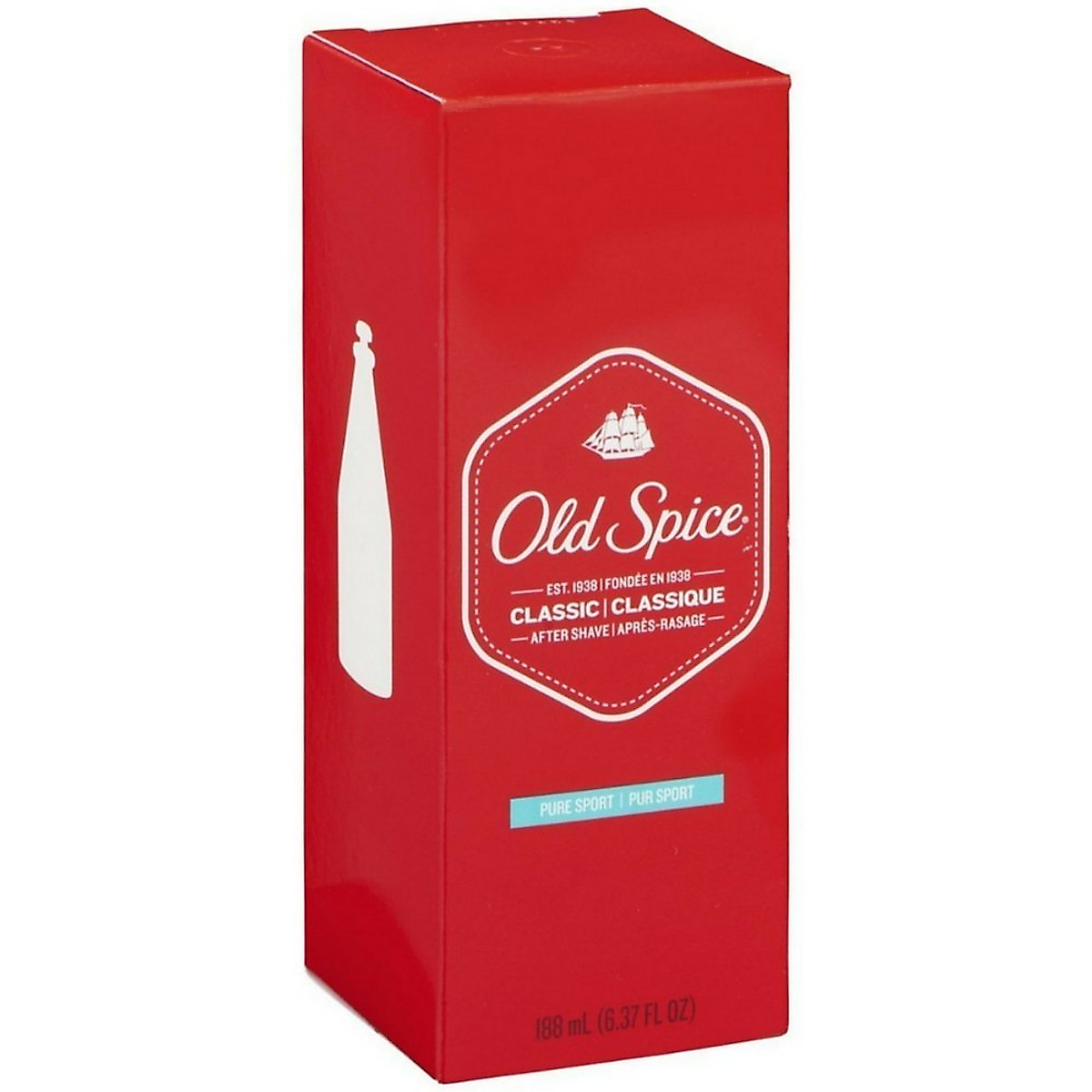 Old Spice Pure Sport After Shave 6.37 oz (Pack of 2)