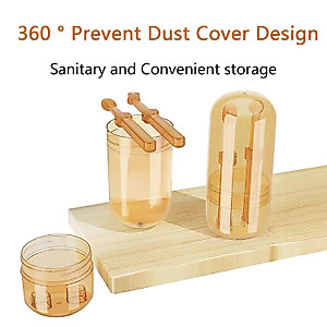 2Pcs Small Dog & Cat Toothbrush Kit with Storage Box, Soft Silicone Cat Dog Tooth Brushing Kit, Tongue Cleaner for Pet Tooth Brushing | Easy to Handle | Deep Clean for Toothbrush for Dogs Small Breed