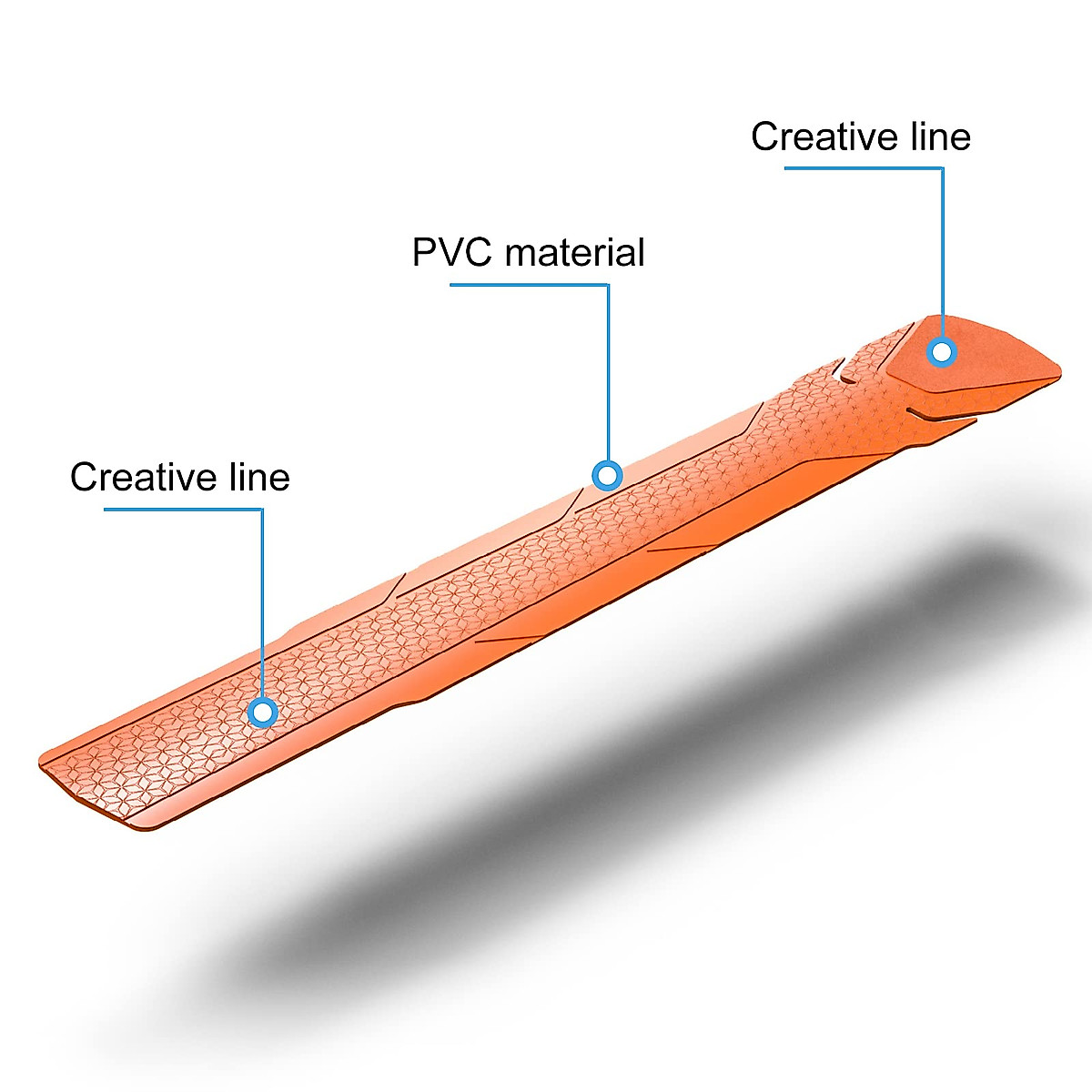 ALI2 Mountain Style Bike Downtube Frame Protector for Bike Road Bike,Orange