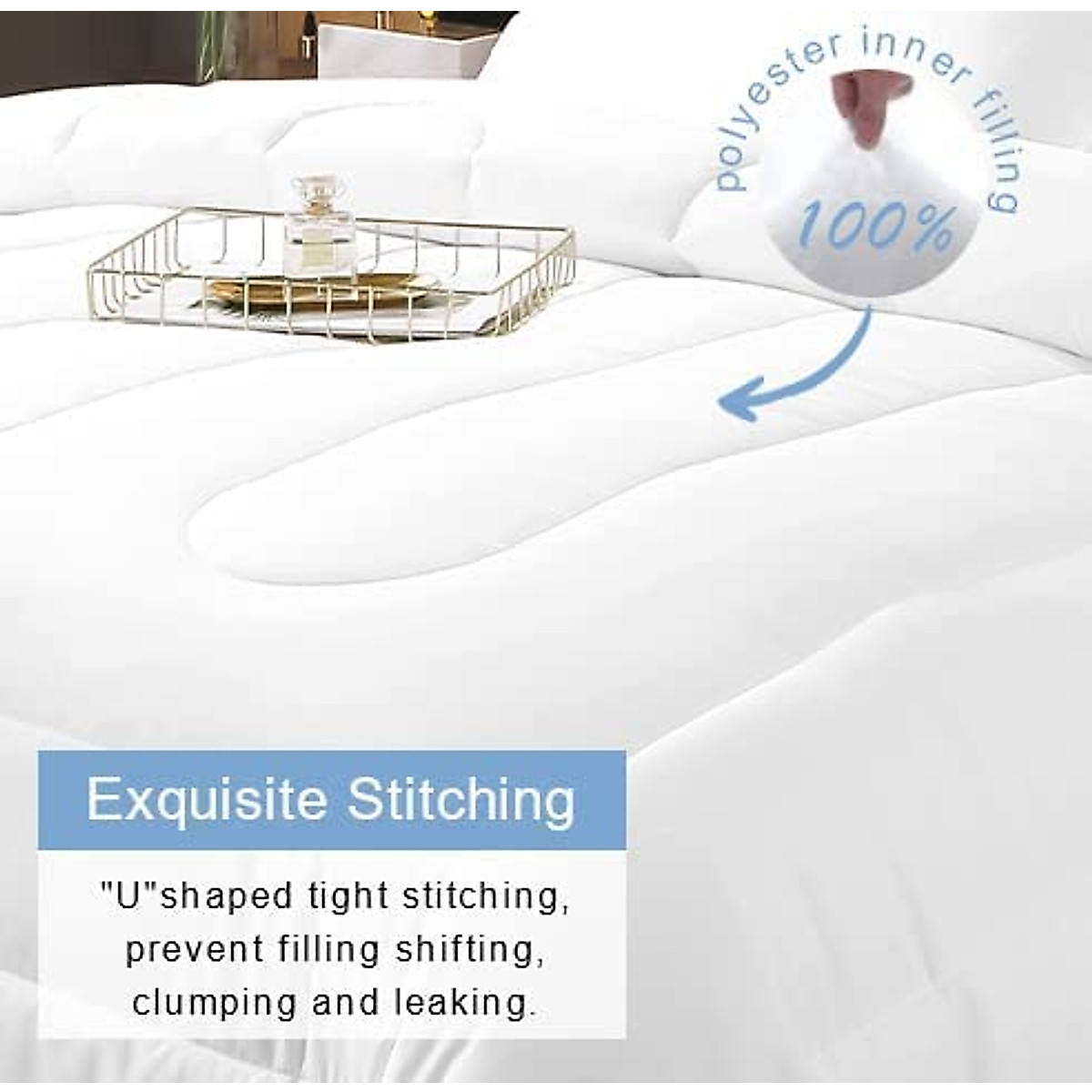 Castle Fairy Dream Catcher Comforter Set,Moon Star Galaxy Starry Sky Bedding Set Kids Teens Modern Decor,Bohemian Lotus Comforter with 1 Pillowcase for All Seasons,Twin