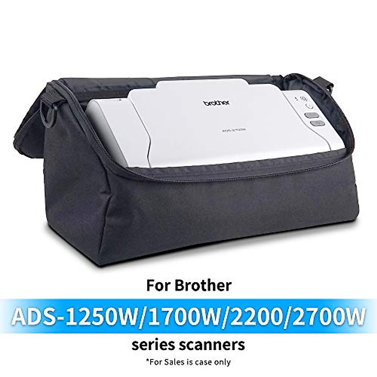 Plustek Document Scanner Carrying Case Bag – Dust-Proof, Anti-Static, Dust Cover & Protector, for Plustek Scanner, Fujitsu ScanSnap and Brother Document Scanner use