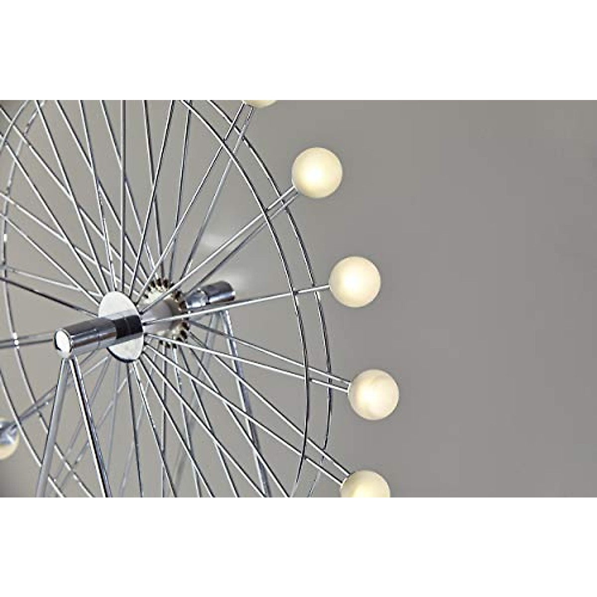 Adesso Home 2120-22 Transitional LED Table Lamp from Coney Collection in Chrome Finish, 5.25 inches, Large, Bronze