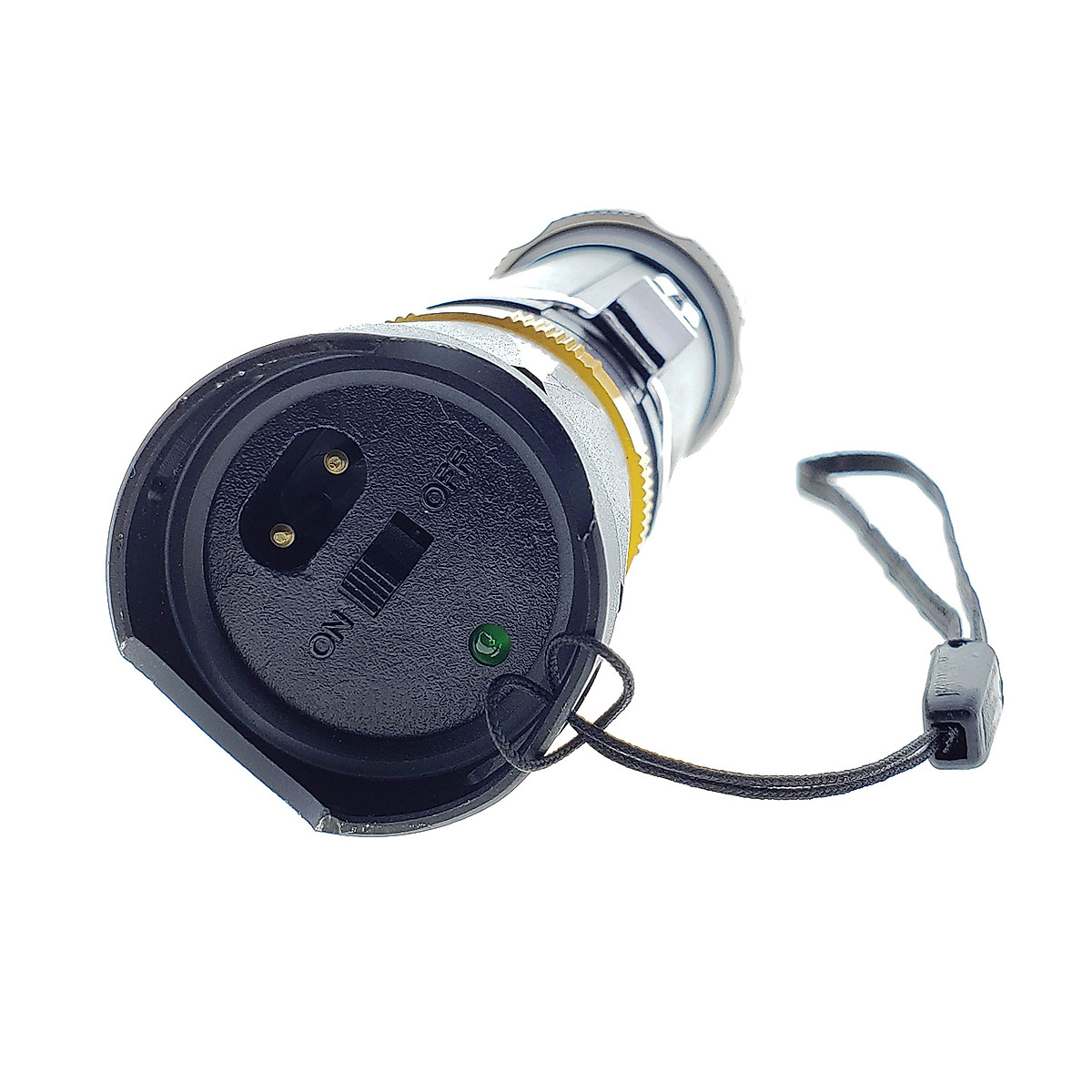 Thunder Blast 7 1/4" Heavy Duty Stun Gun LED Flashlight Rechargeable w/Nylon Sheath. for Self Defense, Personal Protection