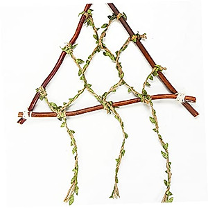 OSALADI 2 Rolls Simulated Rope and Rattan Braid Accessories Jungle Leaves Plant Gifts Natural Jute Twine Plants Gifts Decorative Jute Simulated Rope for Kindergarten Decorative Rope
