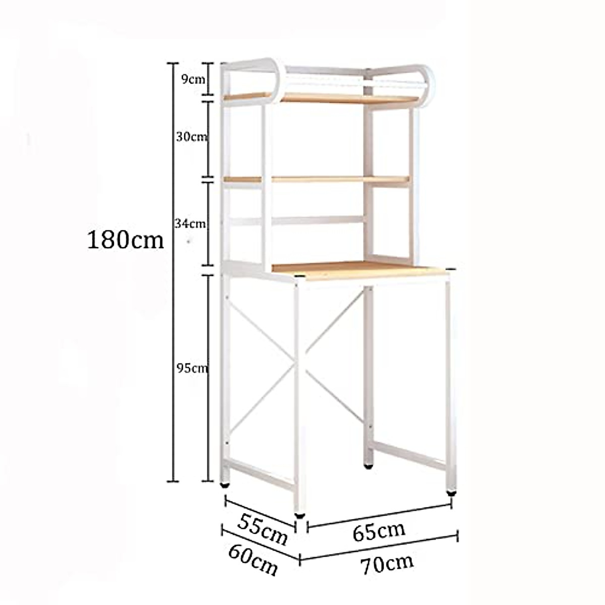 BKGDO Washer Storage Frames Floor Standing for Over Toilet,Square Carbon Steel Washinghine Shelf,Drum Washinghine Storage Rack Toilet Shelf with Hanging Rod/Black