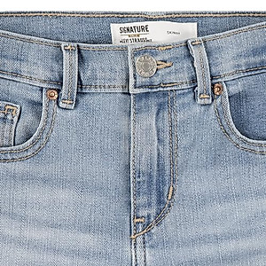 Signature by Levi Strauss & Co. Gold Label Girls' Skinny Jeans, (New) Fiji 5D, 8