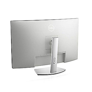 Dell S3221QS 32 Inch Curved 4K UHD, VA Ultra-Thin Bezel Monitor, AMD FreeSync, HDMI, DisplayPort, Built in Speakers, VESA Certified, Silver